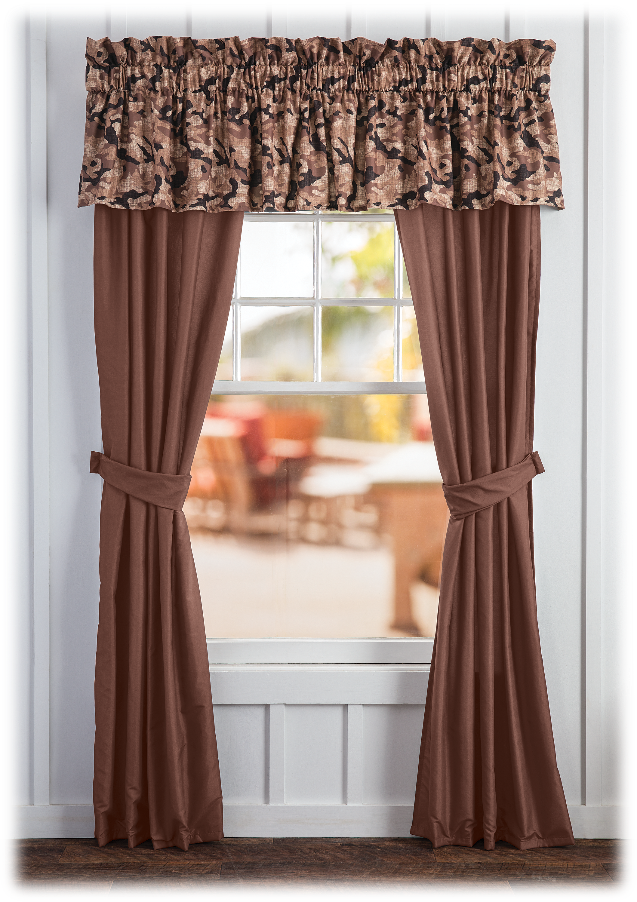 White River Home King of Bucks Bedding Collection Lined Drapes - 42"x87 ...